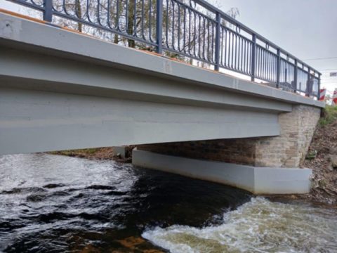 Réparation du pont de Houdemont grâce au mortier de scellement- Cloquette